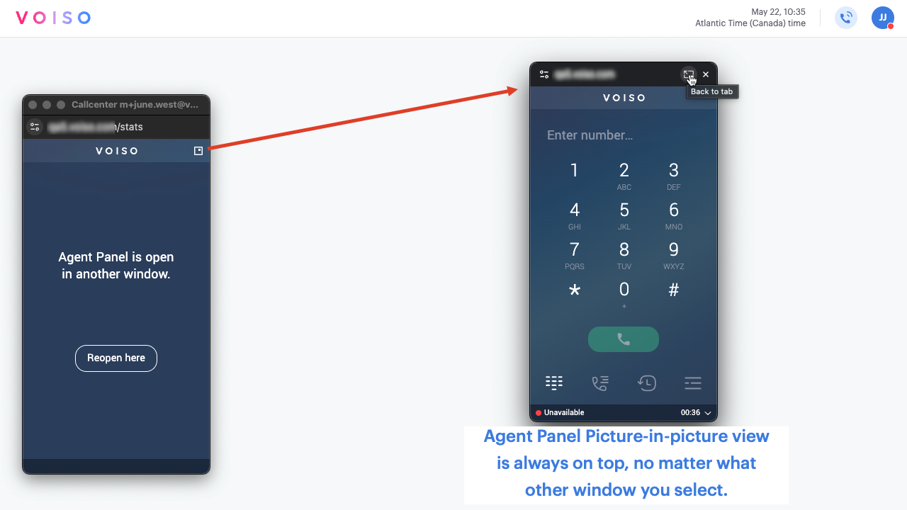 Agent Panel Getting started